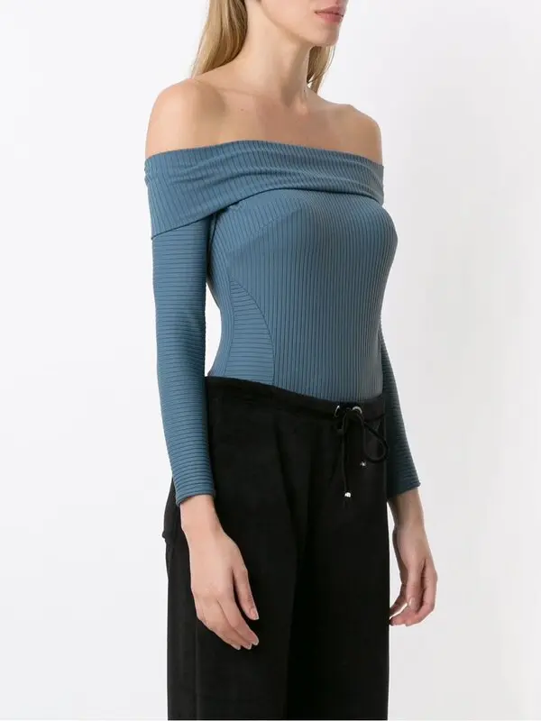 AMIR SLAMA Off-shoulder Bodysuit