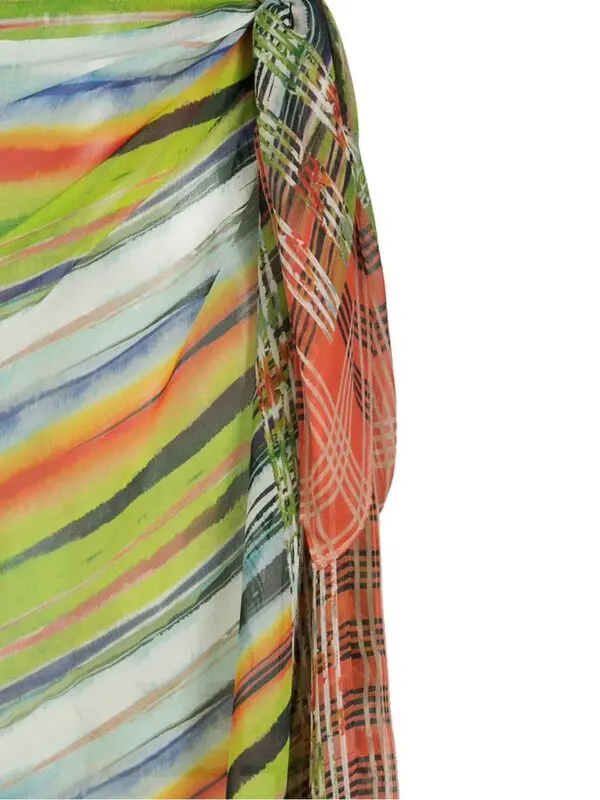 AMIR SLAMA Printed Beach Skirt - Multicolour