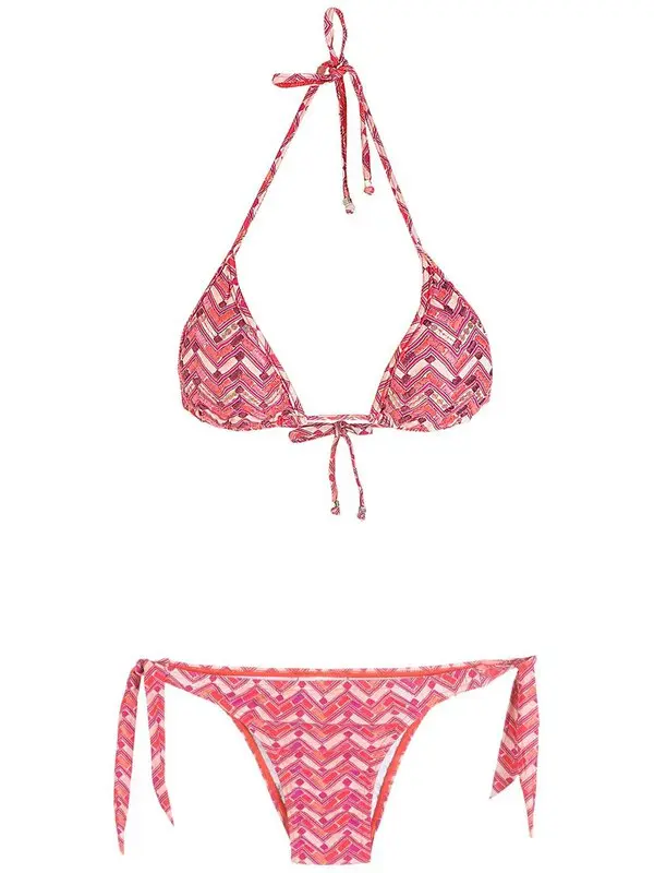 AMIR SLAMA Printed Bikini Set