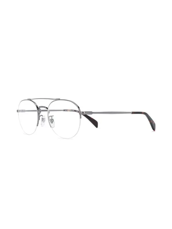 DB EYEWEAR BY DAVID BECKHAM Top Bar Aviator Frame Glasses
