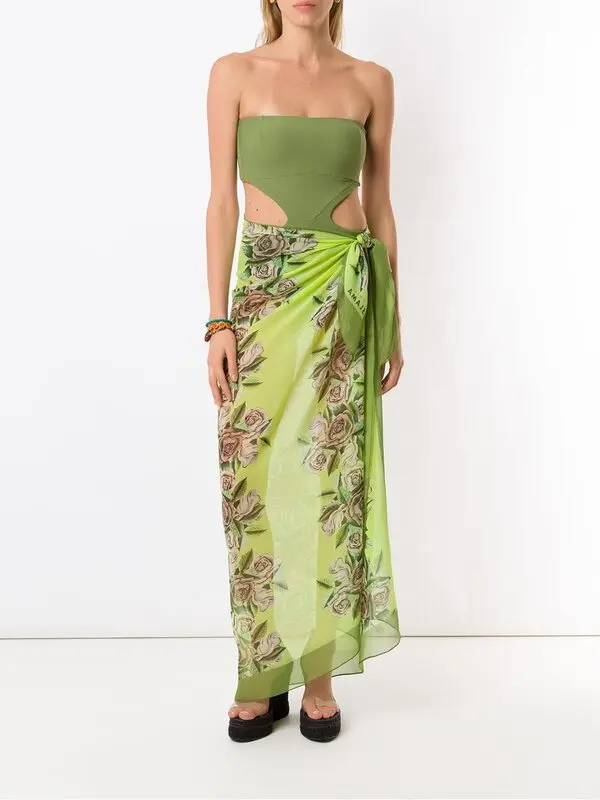AMIR SLAMA Pinted Beach Skirt
