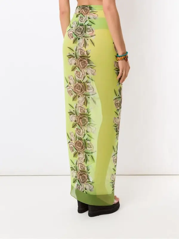 AMIR SLAMA Pinted Beach Skirt