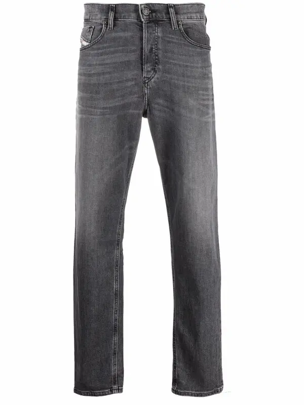 DIESEL® Organic Cotton Blend Tapered Leg Jeans