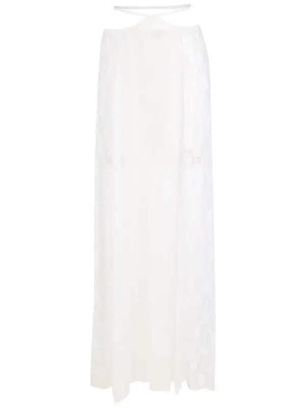 AMIR SLAMA Lace Maxi Skirt