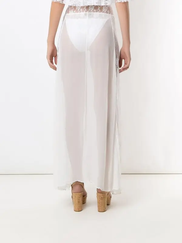 AMIR SLAMA Lace Maxi Skirt