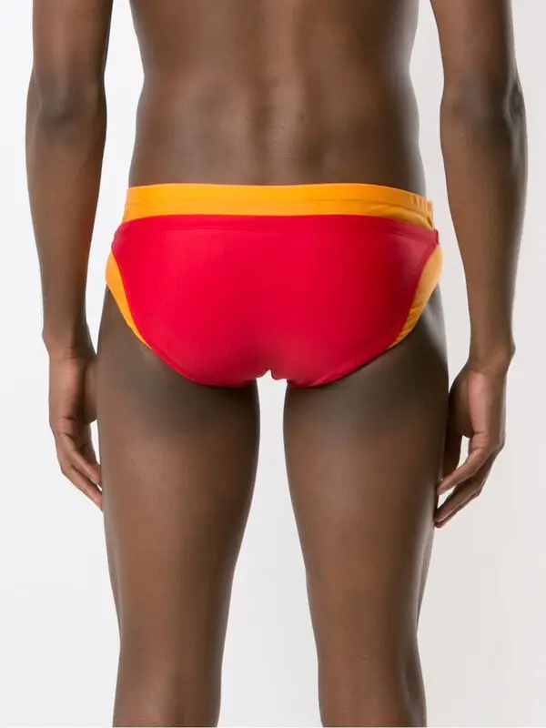 AMIR SLAMA Colour-block Swim Trunks