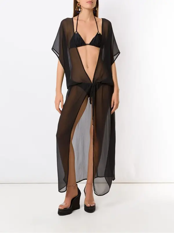 AMIR SLAMA Silk Shirt Dress
