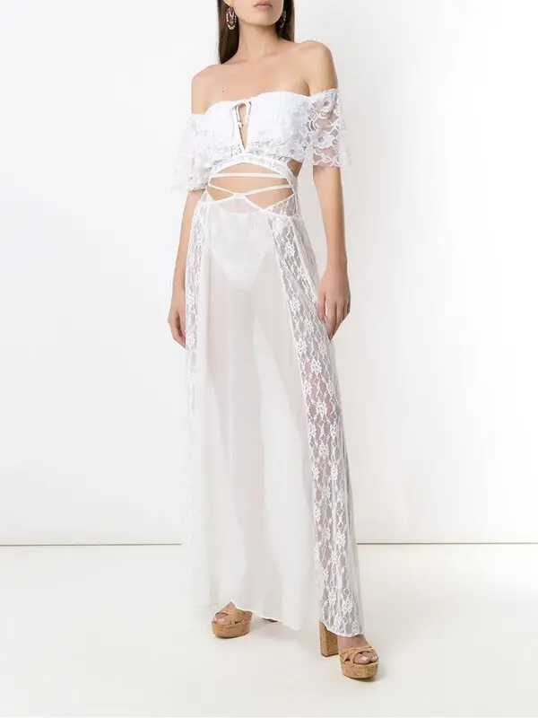 AMIR SLAMA Lace Bodysuit