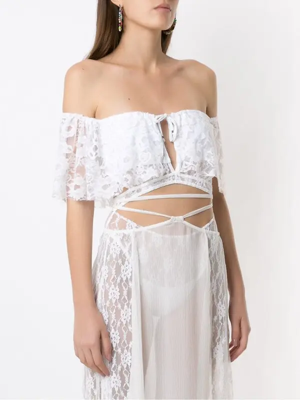 AMIR SLAMA Lace Bodysuit