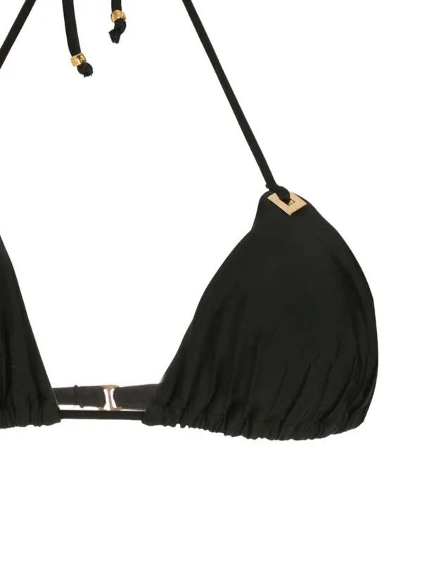 AMIR SLAMA Textured Triangle Bikini Set