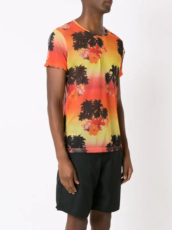 AMIR SLAMA Printed T-shirt