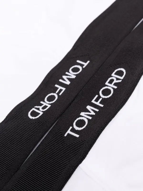 TOM FORD Logo-waistband Briefs - White