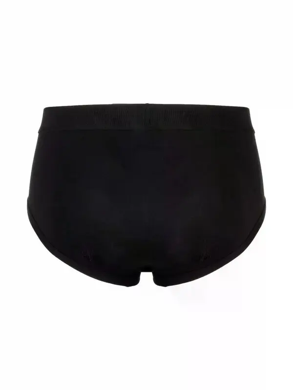 TOM FORD Logo-waistband Briefs - Black