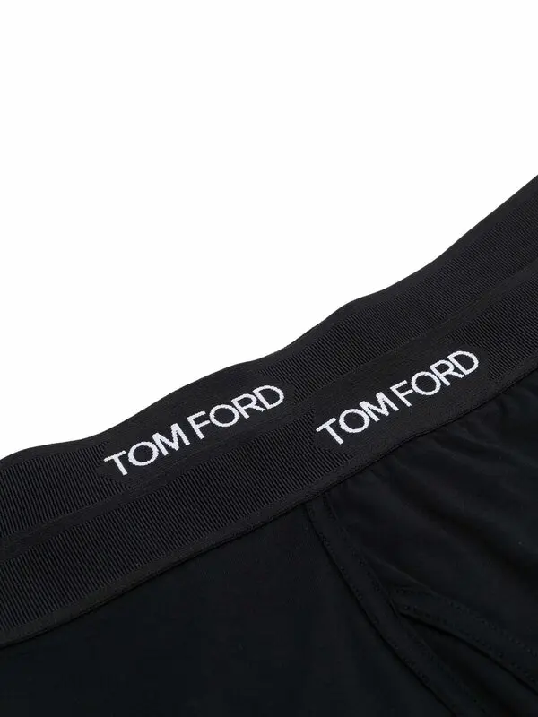 TOM FORD Logo-waistband Boxer Briefs - Black