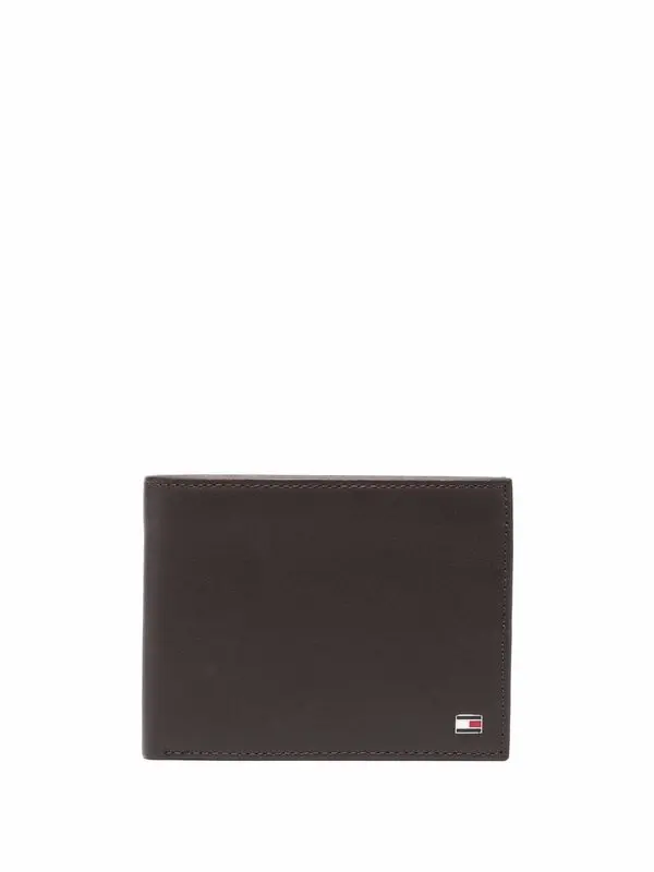 Tommy Hilfiger Logo-patch Leather Wallet - Brown