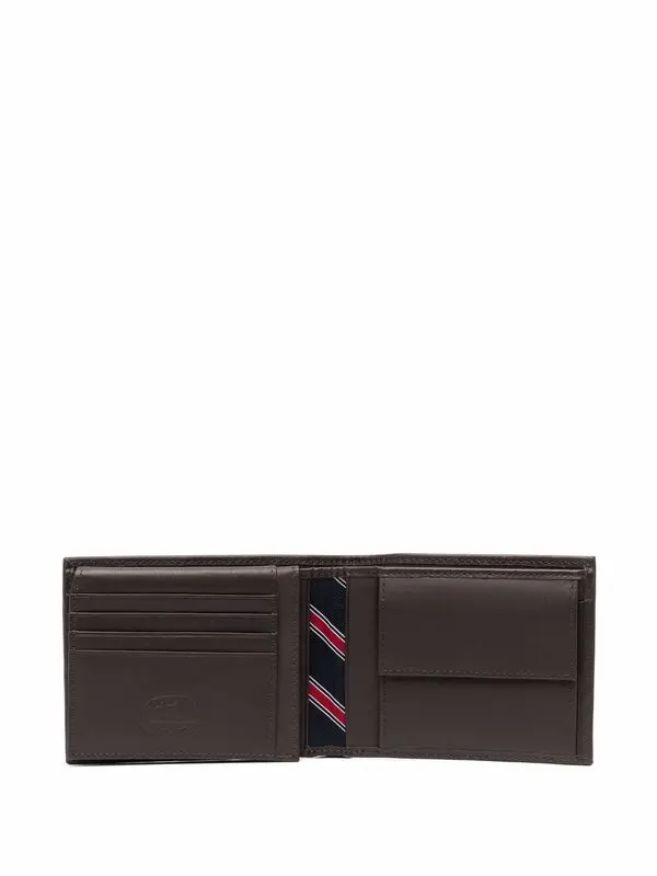 Tommy Hilfiger Logo-patch Leather Wallet - Brown