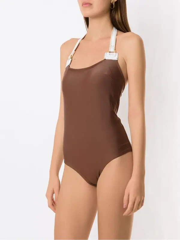 AMIR SLAMA Bow-detail One-piece Swimsuit