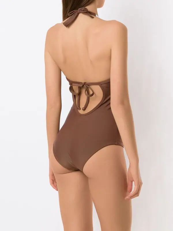 AMIR SLAMA Bow-detail One-piece Swimsuit