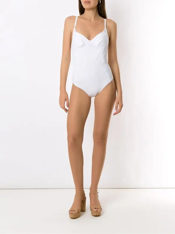 AMIR SLAMA Panelled One Piece Swimsuit