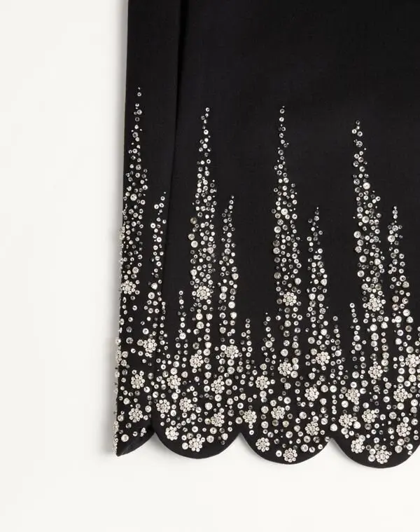 Valentino Garavani Embroidered Compact Drap Cape