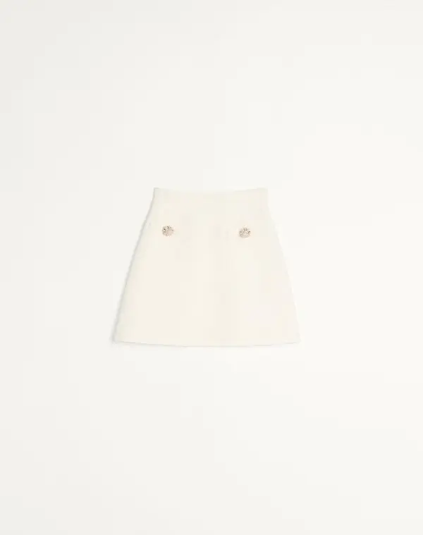 Valentino Garavani Crepe Couture Skirt - Ivory