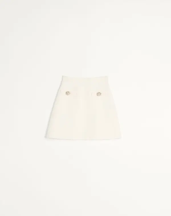 Valentino Garavani Crepe Couture Skirt - Ivory