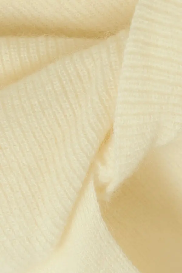 Jacquemus Ascua Off-the-shoulder Knitted Mini Dress
