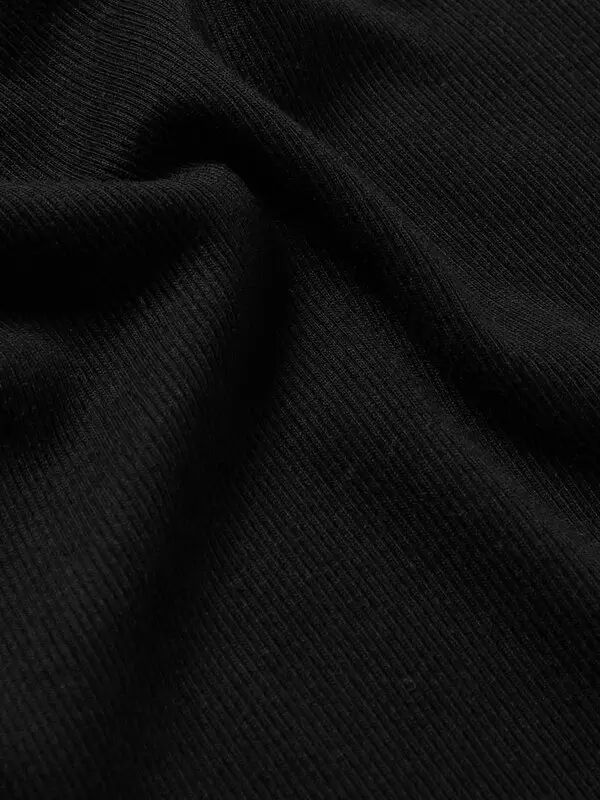 TOM FORD Ribbed Cotton And Modal-blend Tank Top - Black