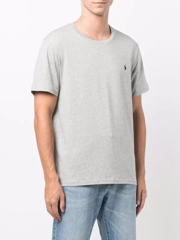Polo Ralph Lauren Polo Pony-embroidered Cotton T-shirt - Grey