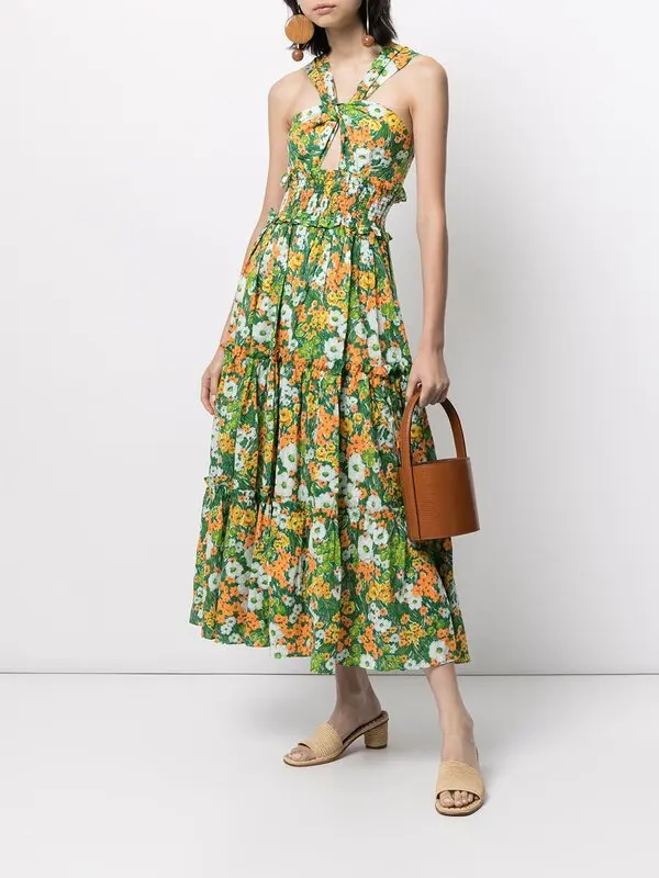 bodycon dress midi with sleeves Ruched Full Sleeve Midi Dress in Coco
