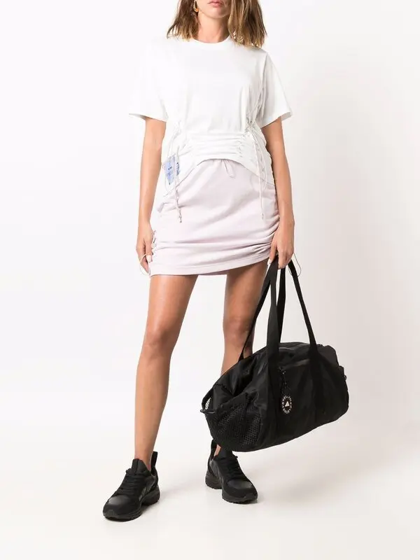 Alexander McQueen Draped Cotton Miniskirt