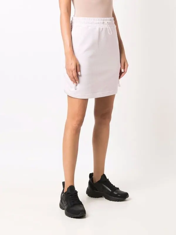 Alexander McQueen Draped Cotton Miniskirt