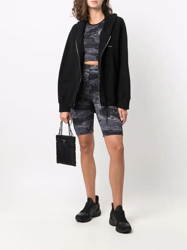 Alexander McQueen High-rise Cycling Shorts - Black