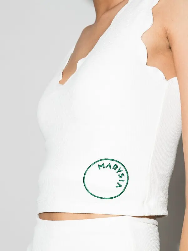 Marysia Venus Scalloped Tank Top