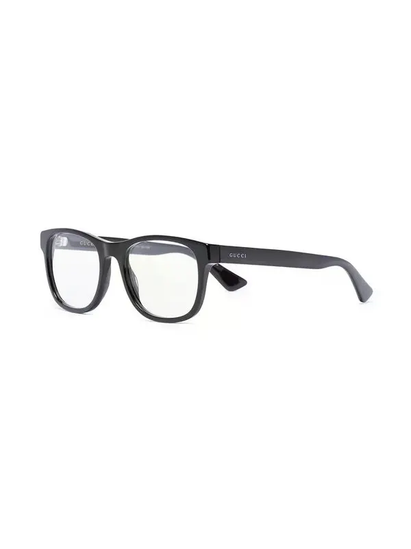 Gucci Rectangular Optical Glasses - Black