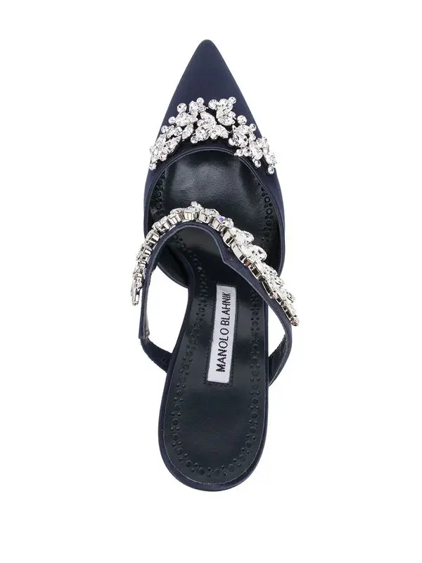 Manolo Blahnik Lurum 90mm Mules
