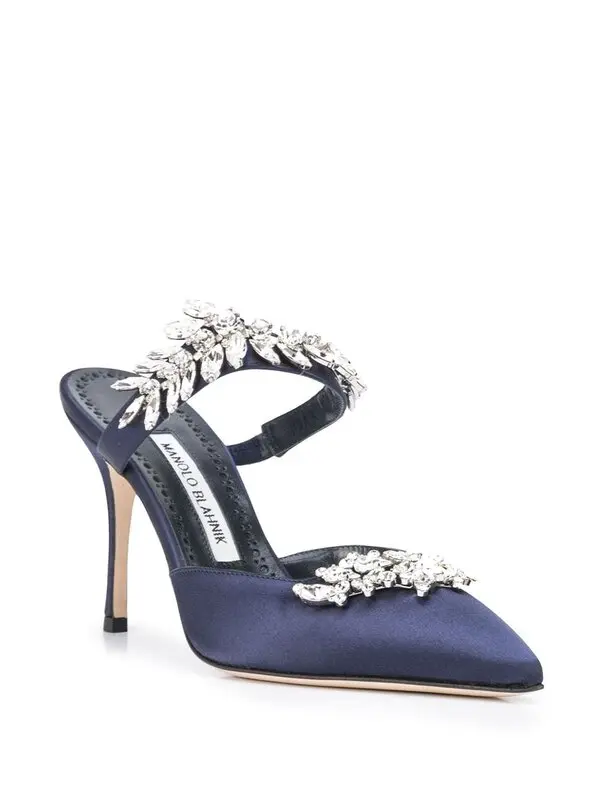Manolo Blahnik Lurum 90mm Mules
