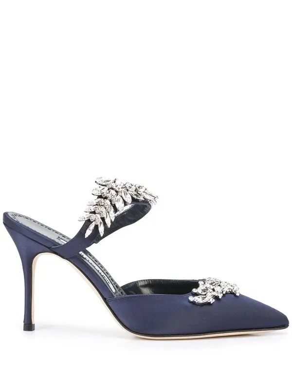Manolo Blahnik Lurum 90mm Mules