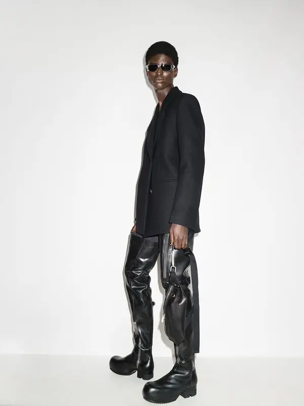 Rick Owens Rectangular Frame Sunglasses - Neutrals