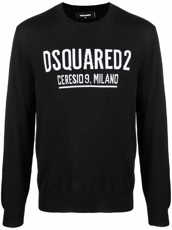Dsquared2 Ceresio Crew-neck Intarsia-knit Jumper