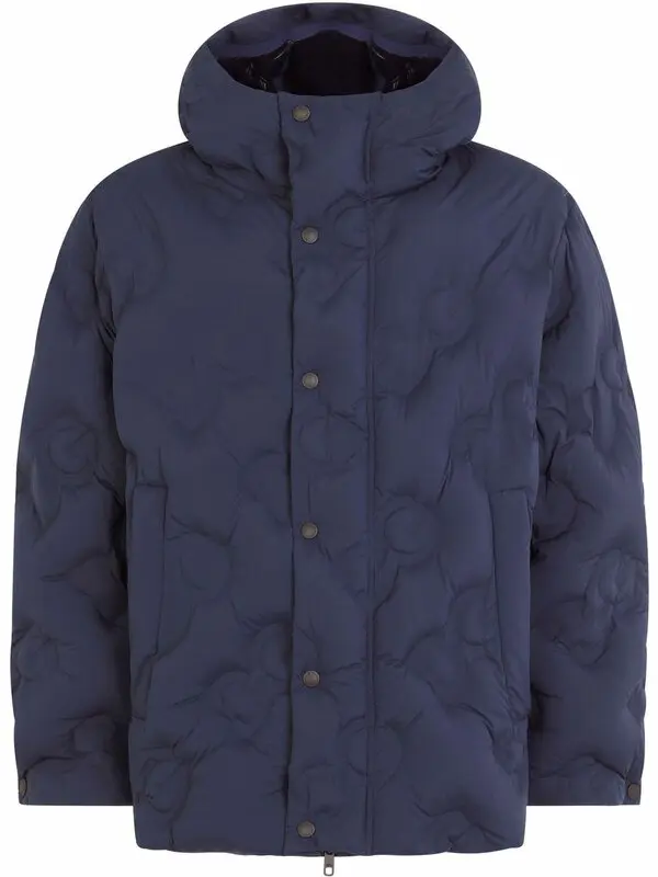 Dolce & Gabbana Quilted Logo Coat