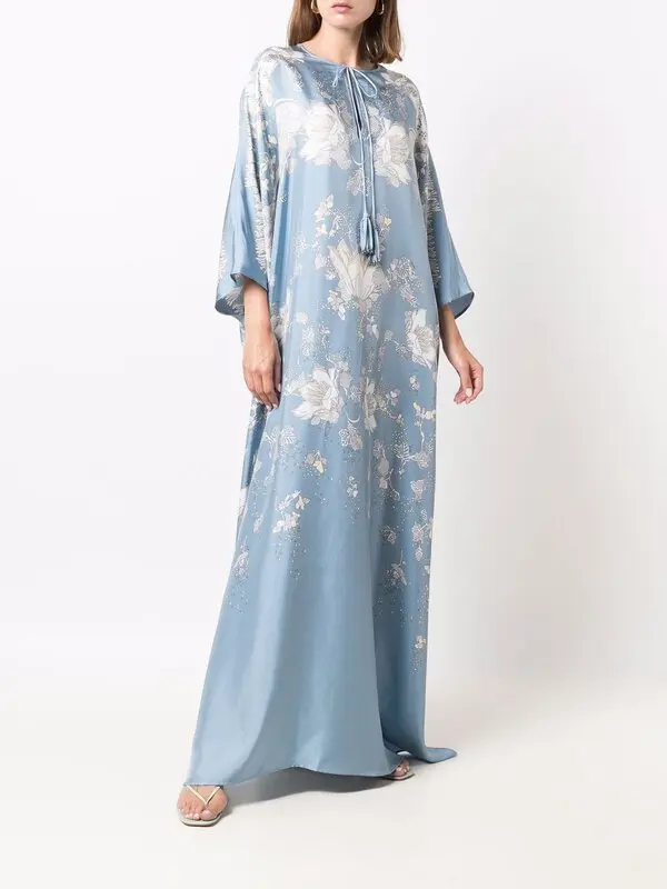 Emilio Pucci Rugiada-print Twill Kaftan