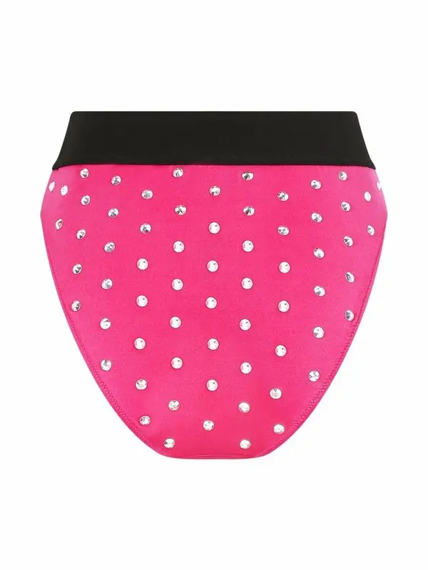 Dolce & Gabbana Rhinestone-embellished High-waisted Briefs
