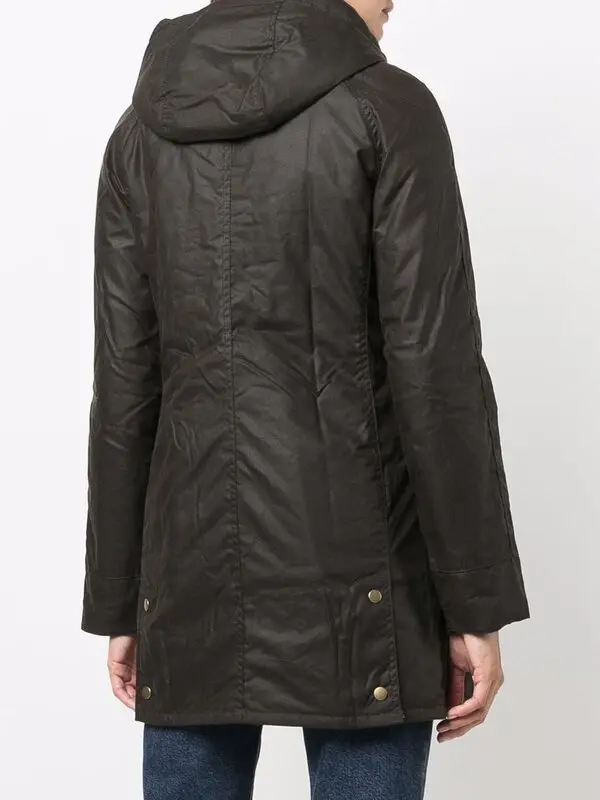 Barbour Waxed Cotton Button-front Coat