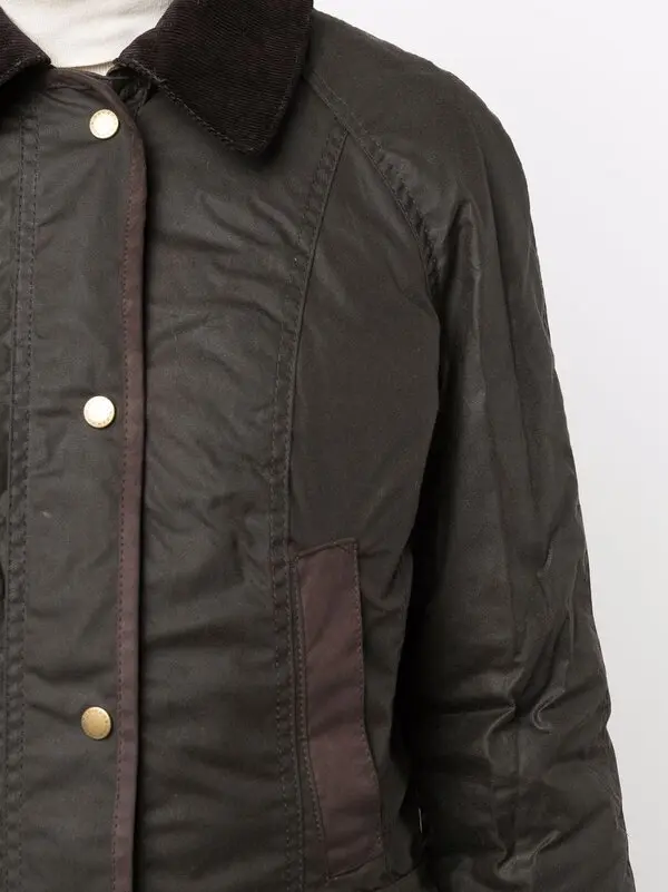 Barbour Waxed Cotton Button-front Coat