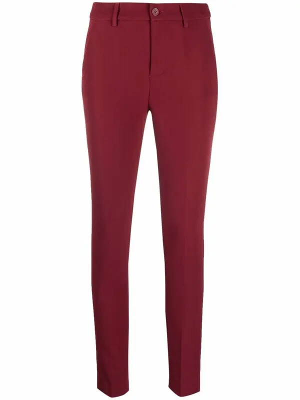 Liu Jo High-waist Skinny Trousers - Red