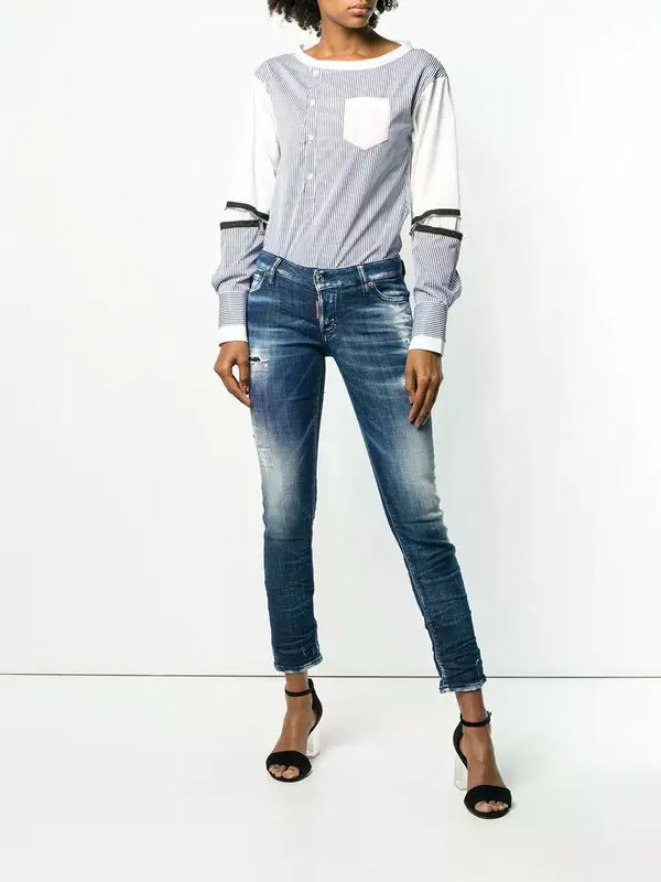 Dsquared2 Distressed Skinny Jeans