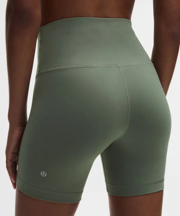 Lululemon Wunder Train High-rise Short 6 - Willow Leaf