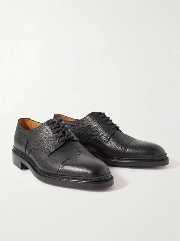 John Lobb Kilmory Full-Grain Leather Derby Shoes Uk 11 In  display picture 3