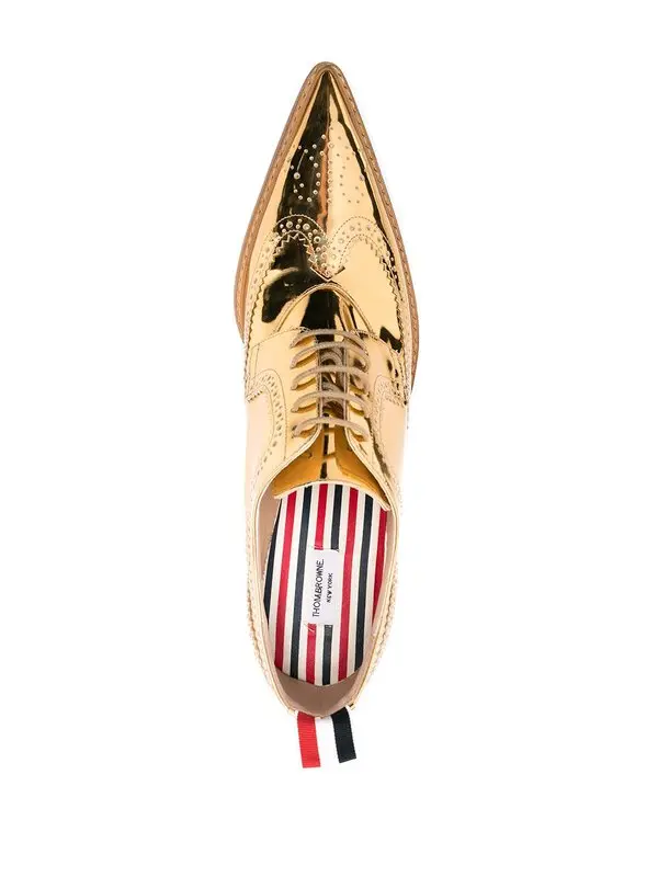 Thom Browne Metallic Longwing Brogues